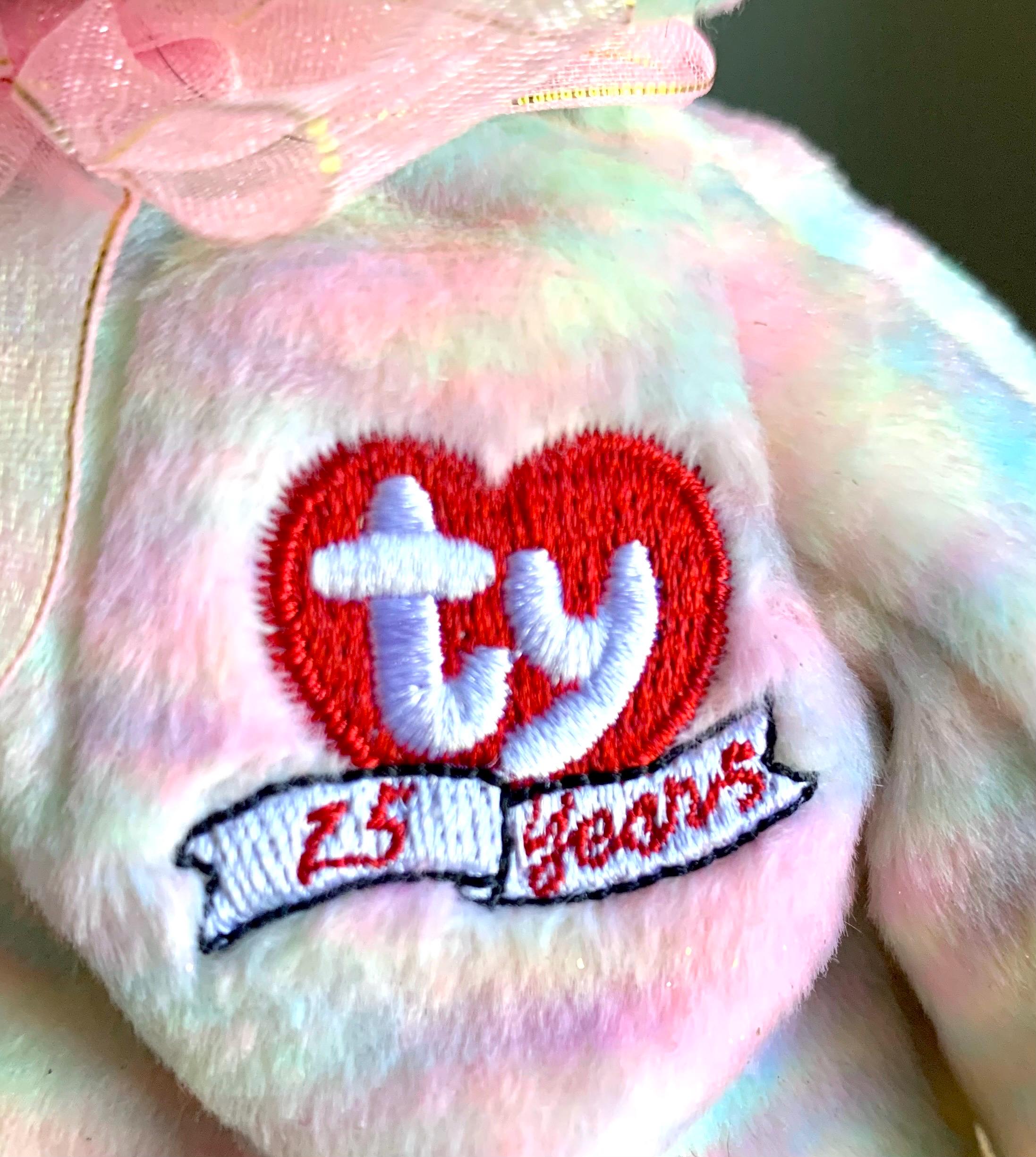 2001 4385 Celebrate Retired Teddy Bear Ty 15th Anniversary Beanie Baby ...