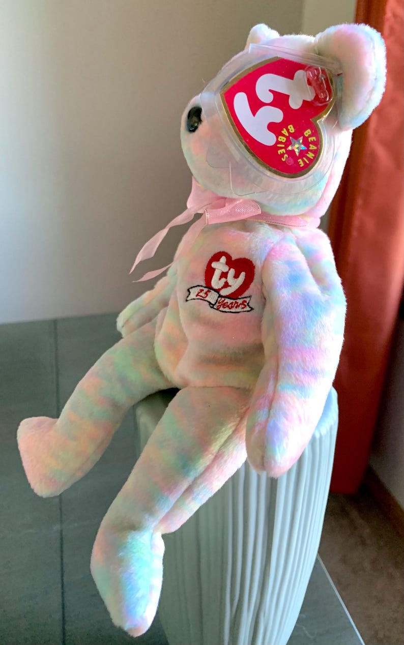 2001 4385 Celebrate Retired Teddy Bear Ty 15th Anniversary Beanie Baby ...