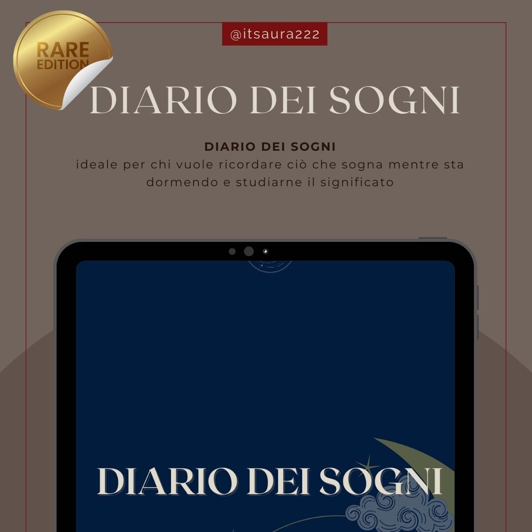 SPECIAL EDITION Digital Dream Diary/single Page Reusable Dream Diary ...
