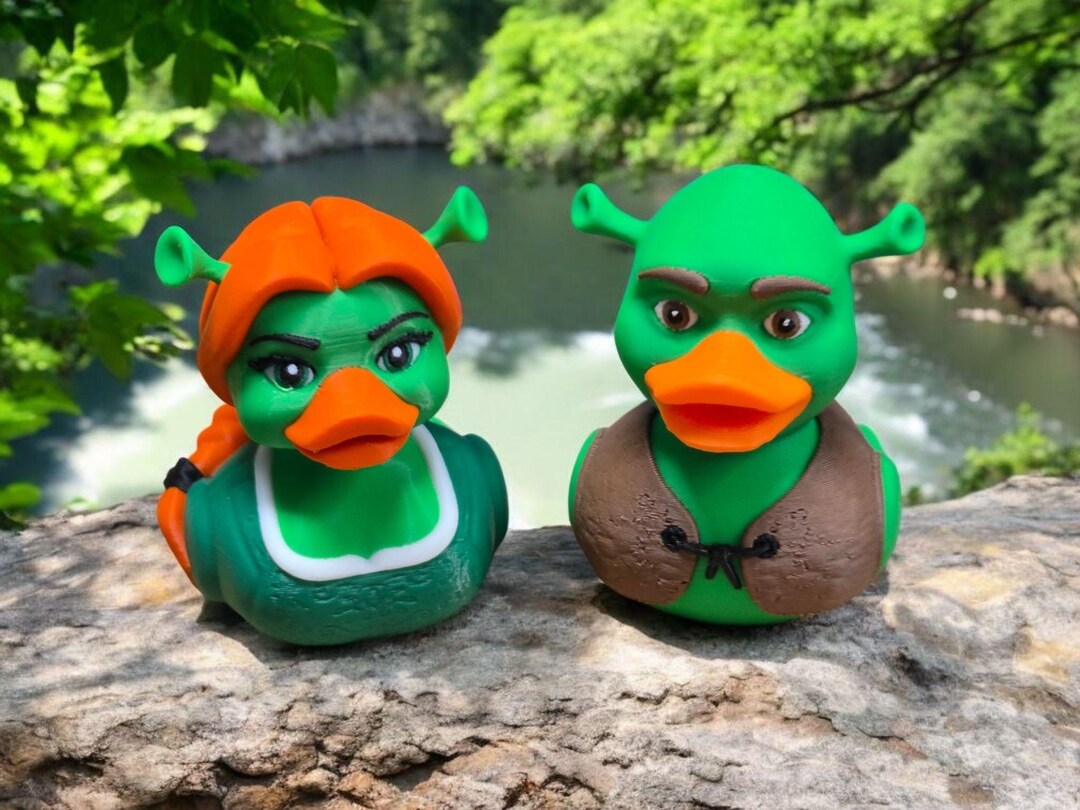 Shrek, Fiona & Donkey 3D Printed Ducks – A Quacky Fairytale for Jeep ...