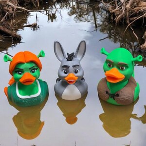 Shrek, Fiona & Donkey 3D Printed Ducks – A Quacky Fairytale for Jeep ...