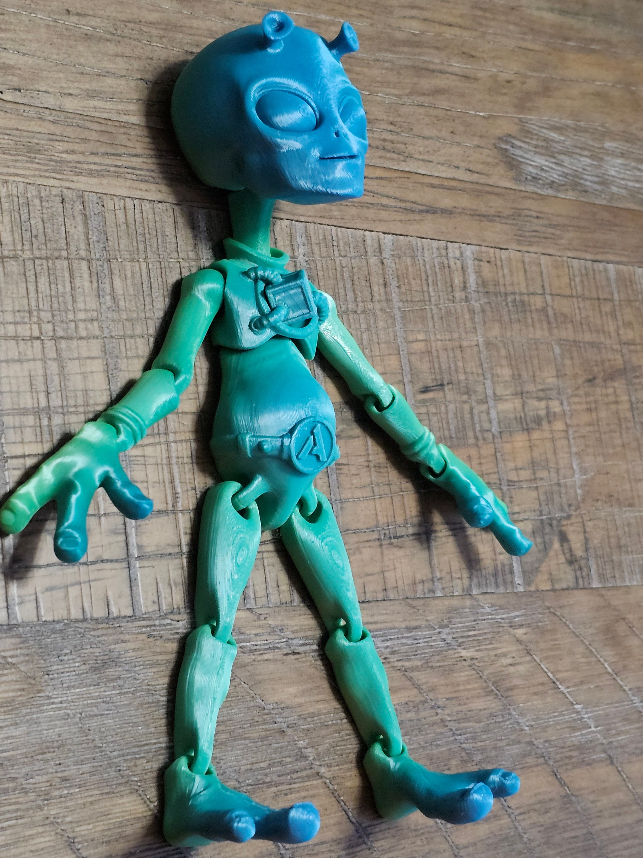 8" Flexible Alien - Etsy