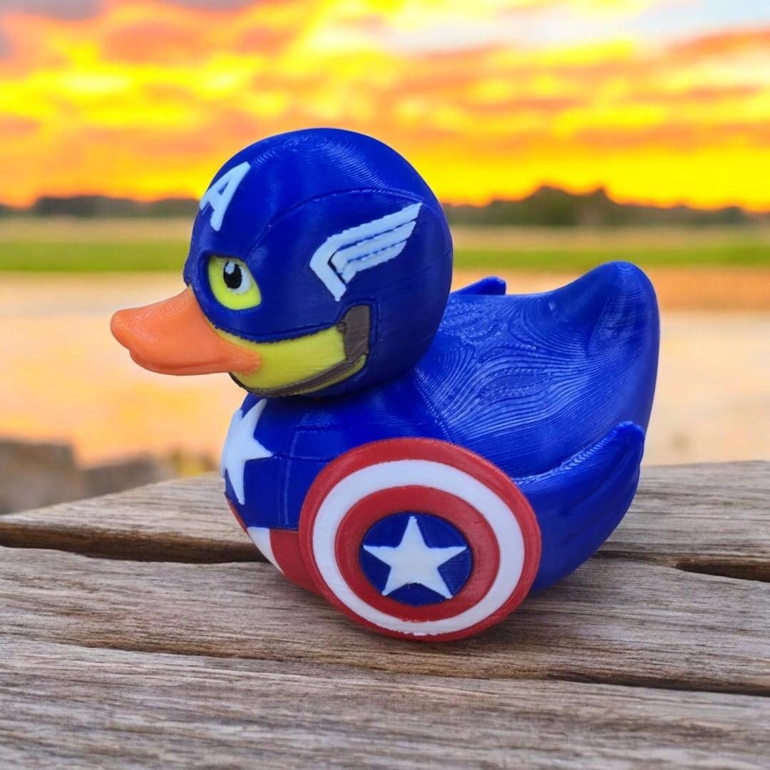 Captain America Duck Cap Duck Jeep Captain Duck - Etsy