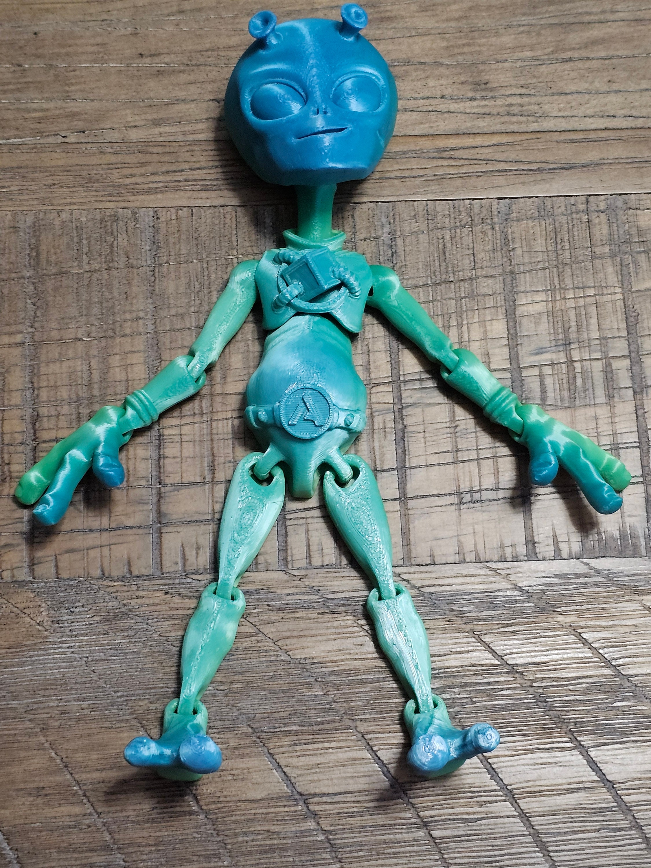 8" Flexible Alien - Etsy