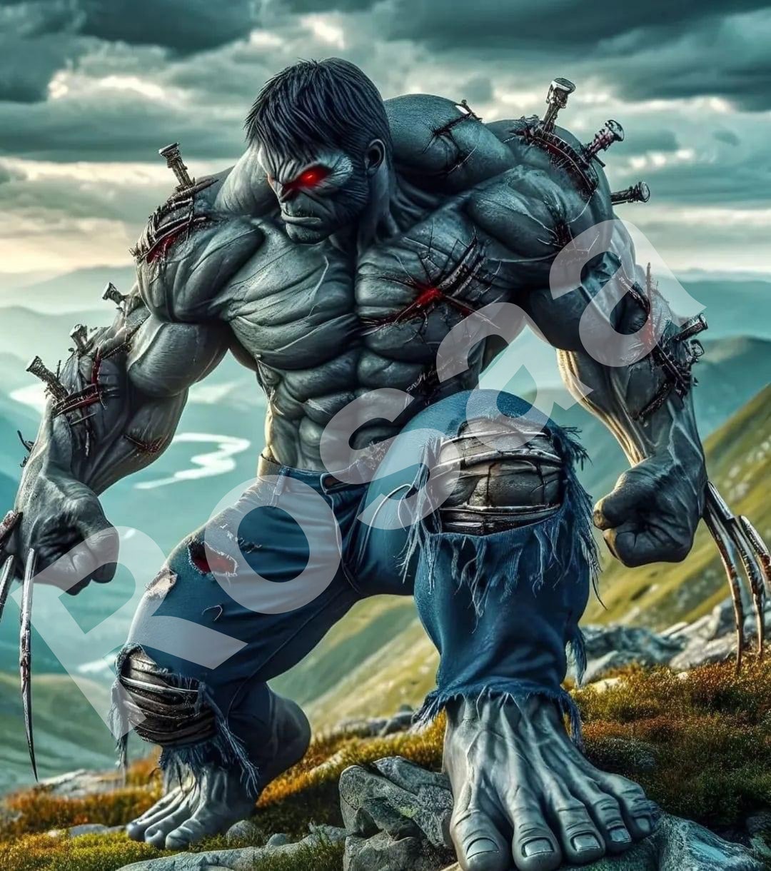 Mutant Hulk PNG - Etsy