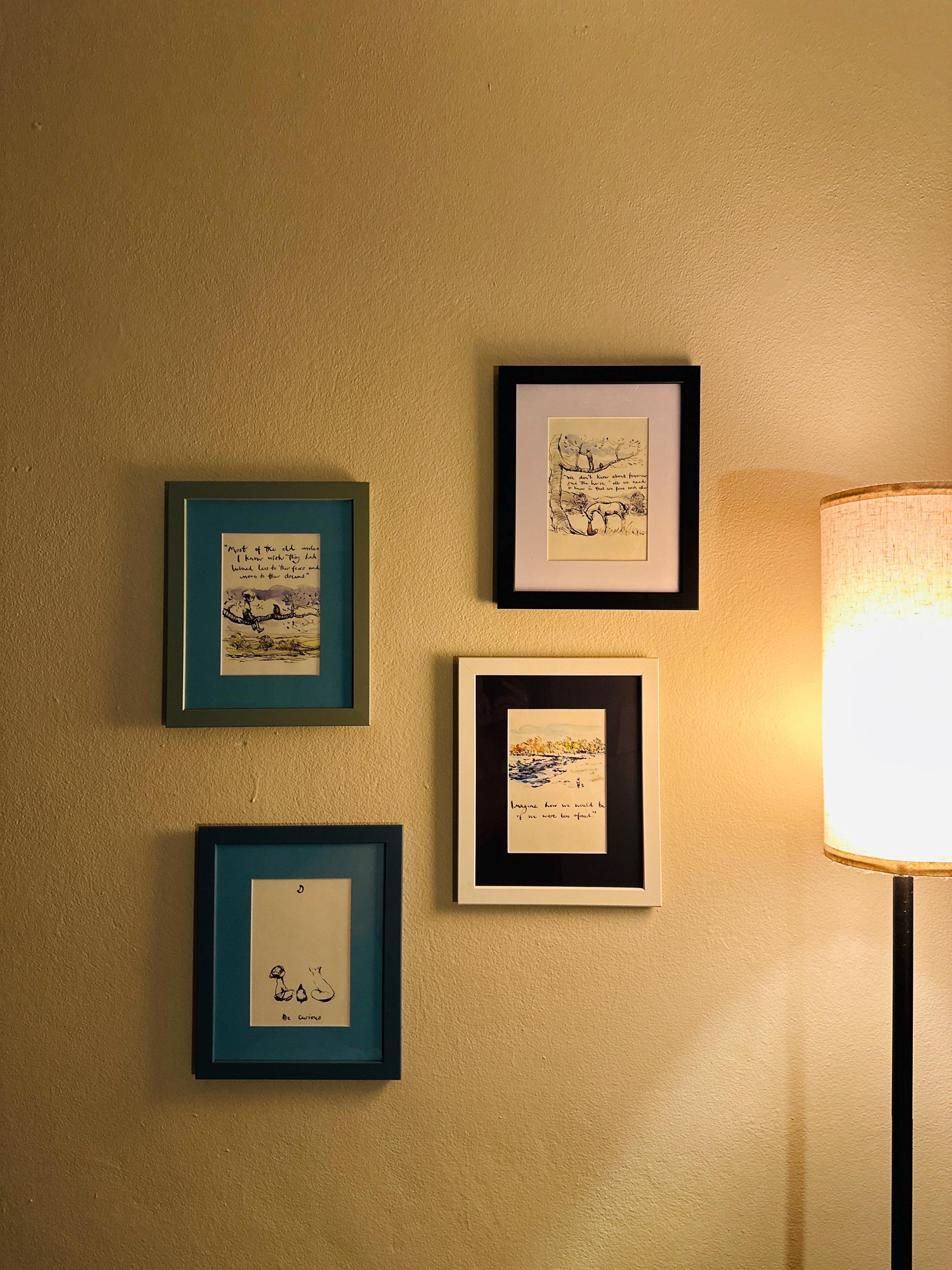 Framed Book Page, Love: the Boy, the Mole, the Fox and the Horse. A ...