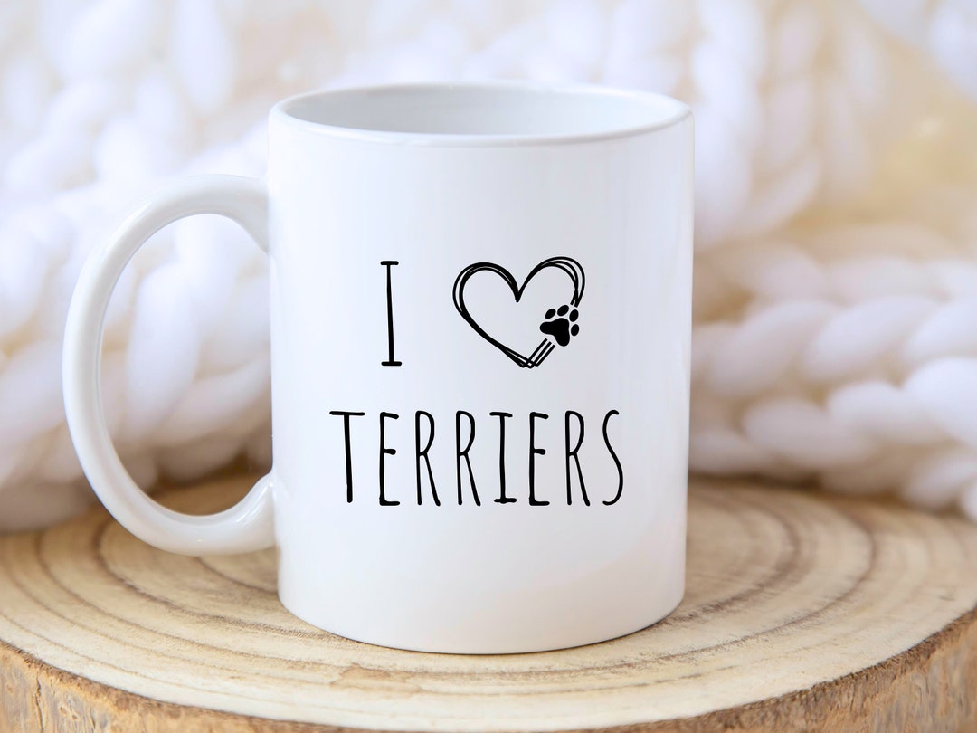 Terrier Dog Mug Best Gift for Wheaton Dog Lover Modern Cup for Terrier ...