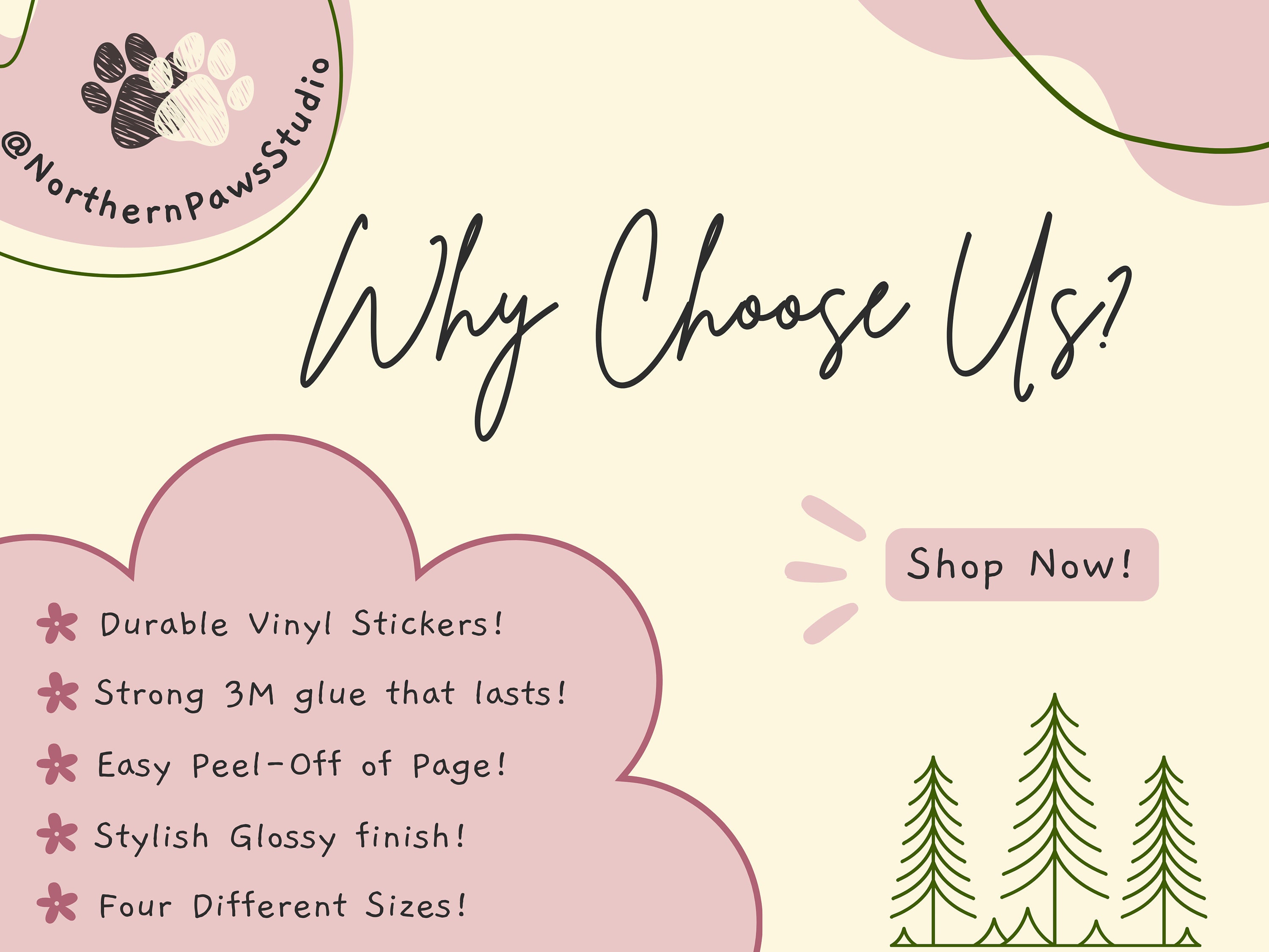 Cute Cat Vinyl Sticker Kiss-cut Decal for Laptop, Phone, Water Bottle ...