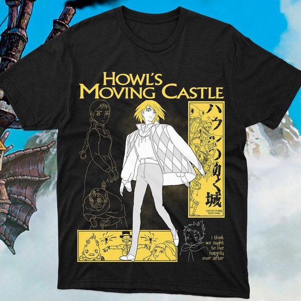 Anime Howls Moving Castle Shirt - Etsy