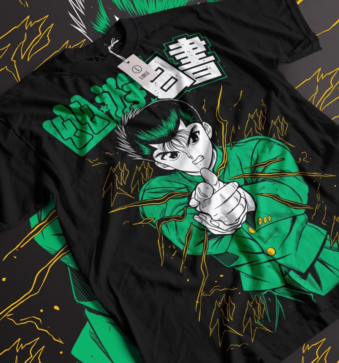 Vintage Anime Shirt,yyh Unisex T Shirts, Yusuke, Hiei, Kurama and ...