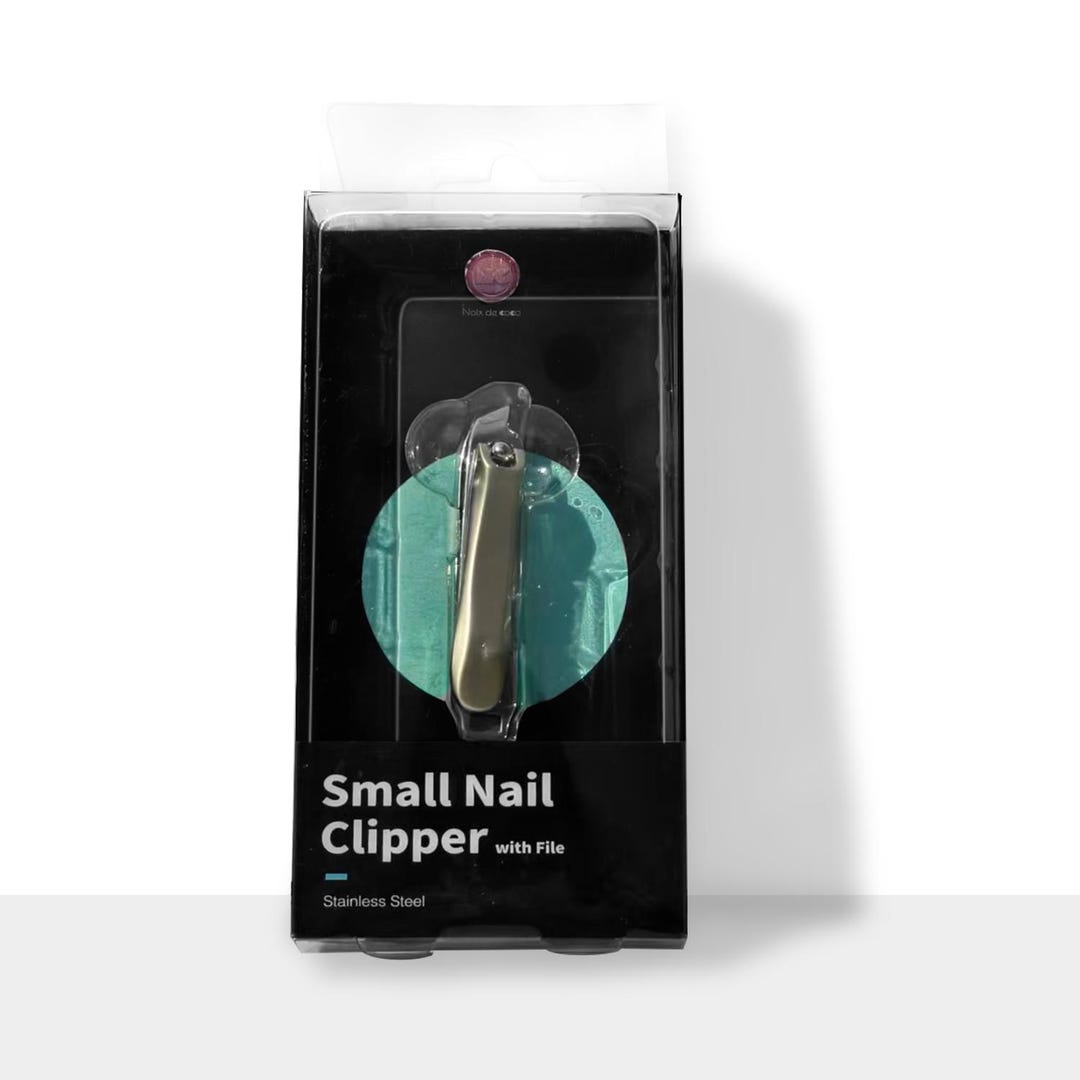 Diva Manicure Tools | Small Nail Clipper With File | Brushed Stainless ...