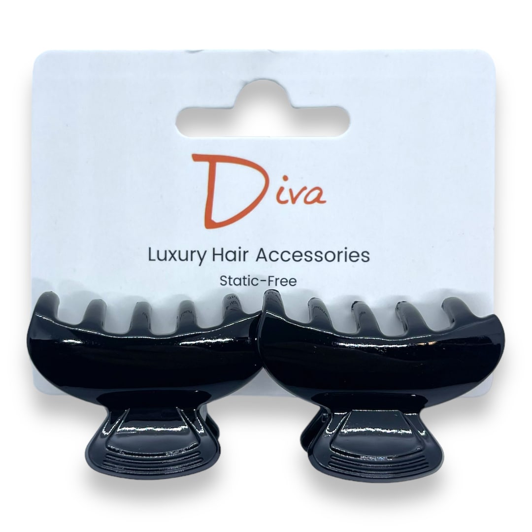 Diva 2-pack Claw Clips | Luxury Hair Accessories | Med-thick Hair ...