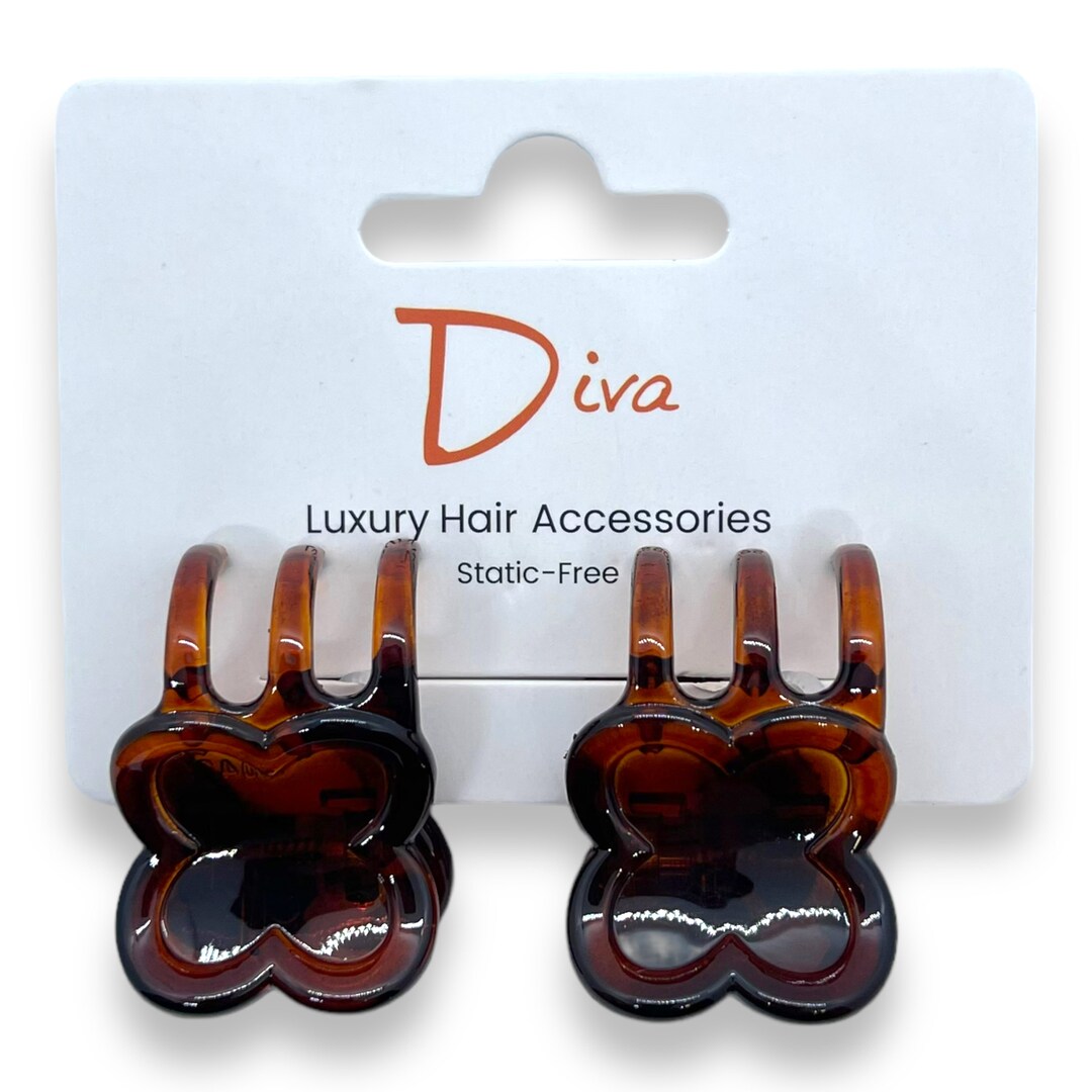 Diva 2-pack Claw Clips | Luxury Hair Accessories | All Hair Types ...