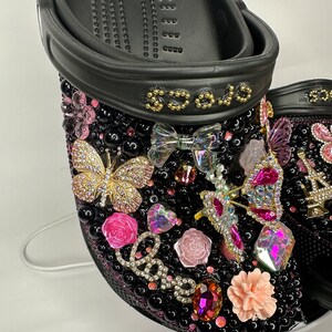 Customized Rhinestone Bling Crocs, Luxury Clogs, Teen Gift, Birthday ...
