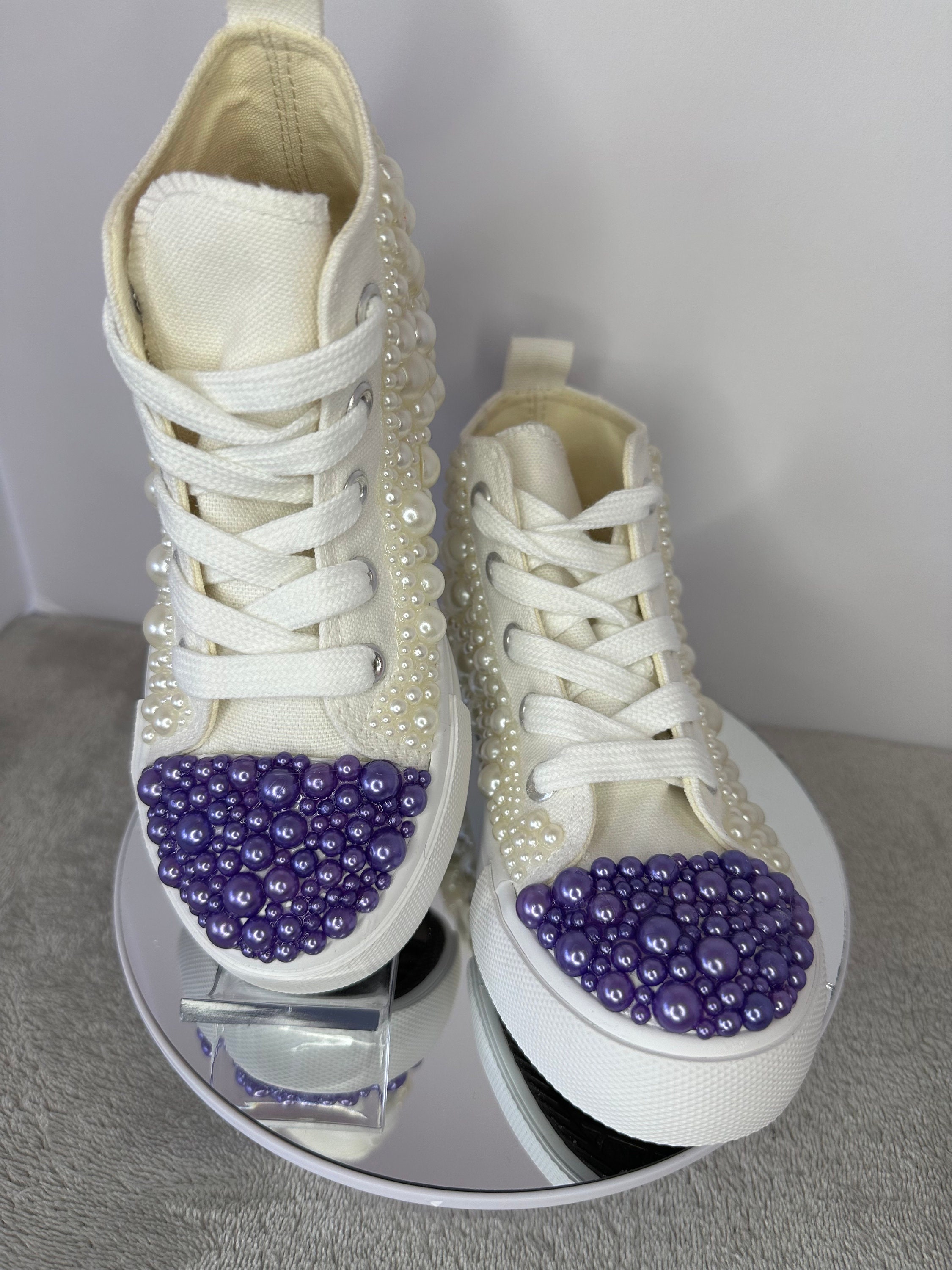 Bling Sneakers With Name Personalization Stitch or Other Character ...