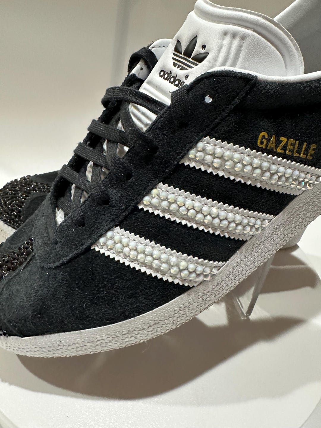 Bling Rhinestone Adidas Gazelle or Sambas - Etsy