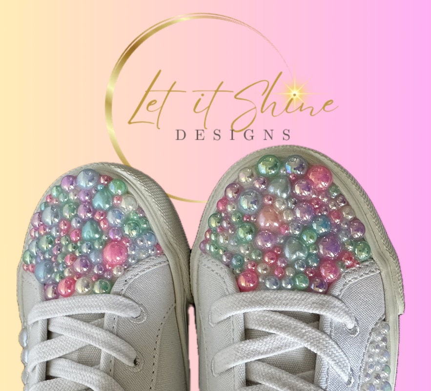 Bling Sneakers With Name Personalization Stitch or Other Character ...
