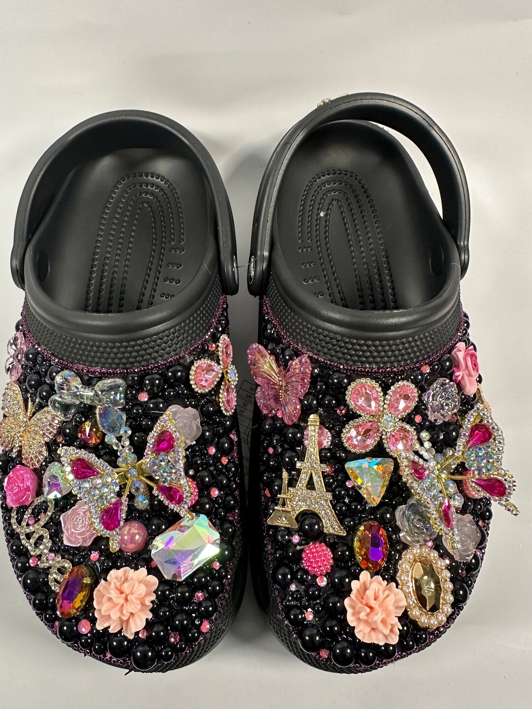 Customized Rhinestone Bling Crocs, Luxury Clogs, Teen Gift, Birthday ...