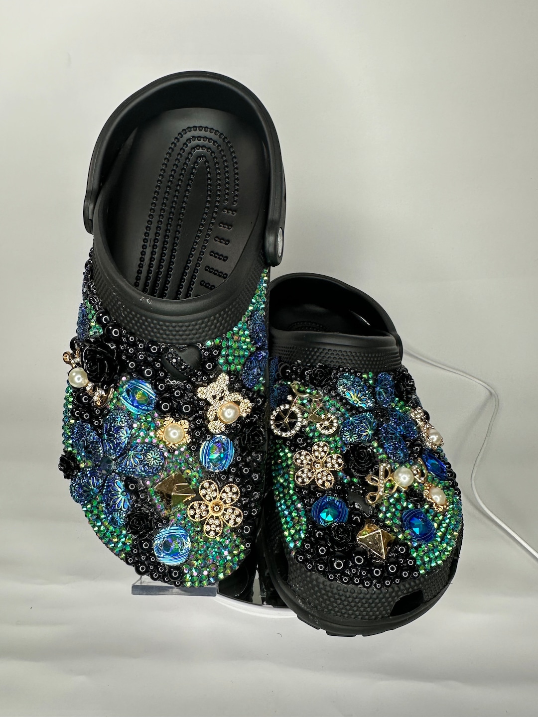 Customized Rhinestone Bling Crocs, Luxury Clogs, Teen Gift, Birthday ...