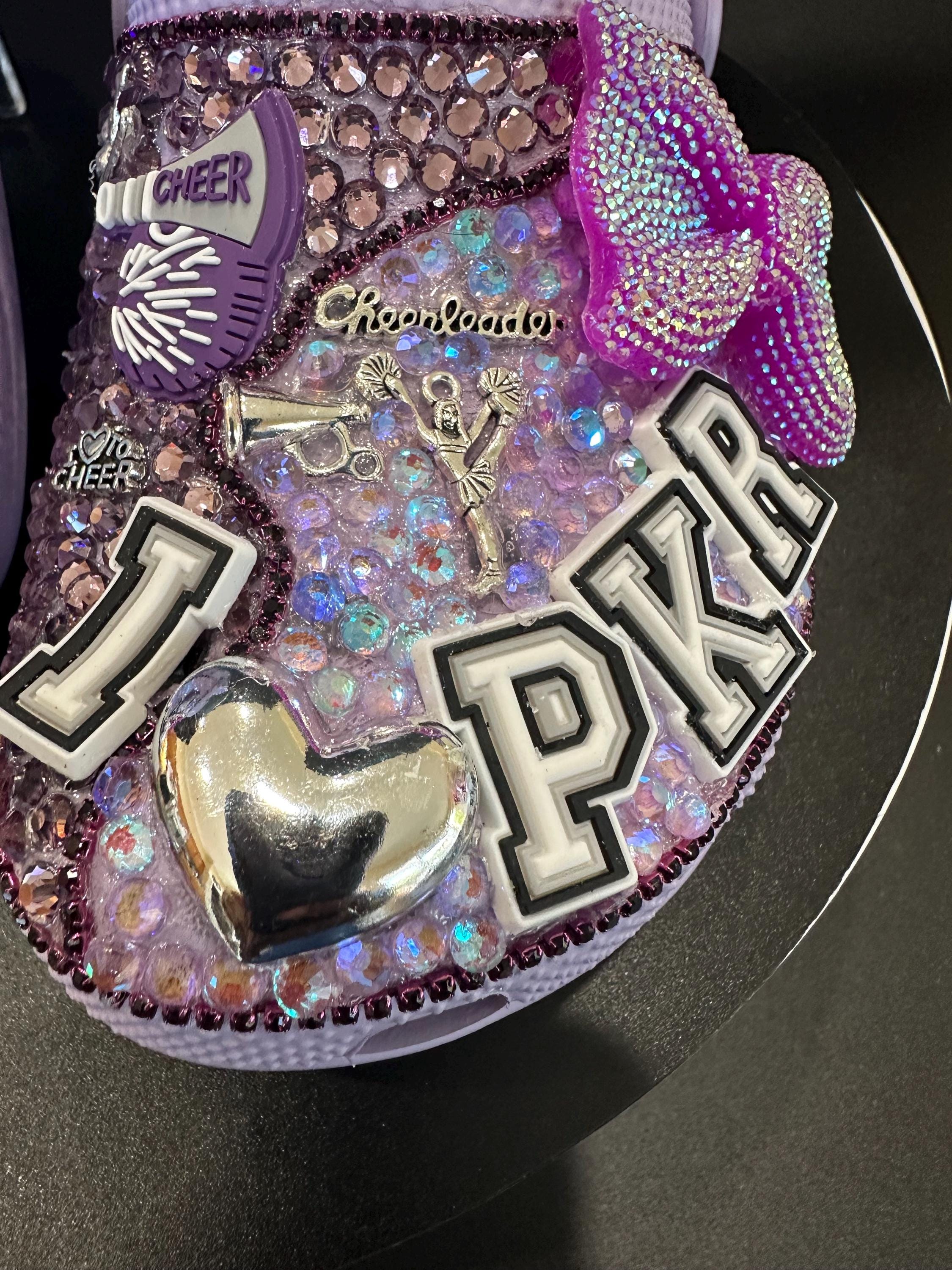 Cheer Crocs, Custom Rhinestone Bling Clogs, Cheer Team Clogs ...