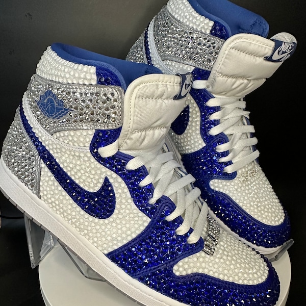 Custom Jordan 1 Royal Blue - Etsy
