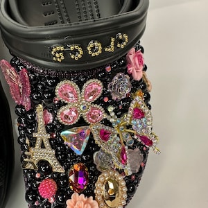 Customized Rhinestone Bling Crocs, Luxury Clogs, Teen Gift, Birthday ...