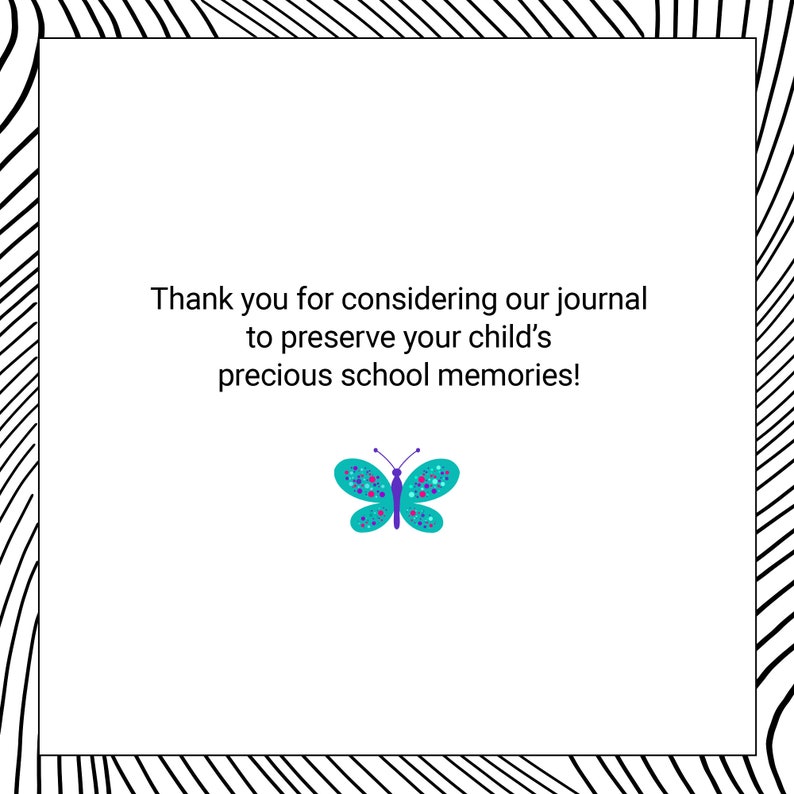 End of School Printable Journal & Activities Keepsake Memory Book Last ...