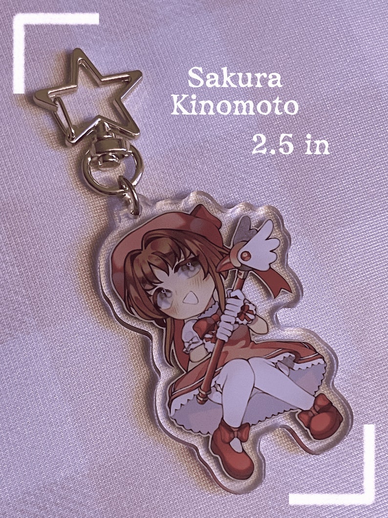 Cardcaptor Sakura Acrylic Keychain - Etsy