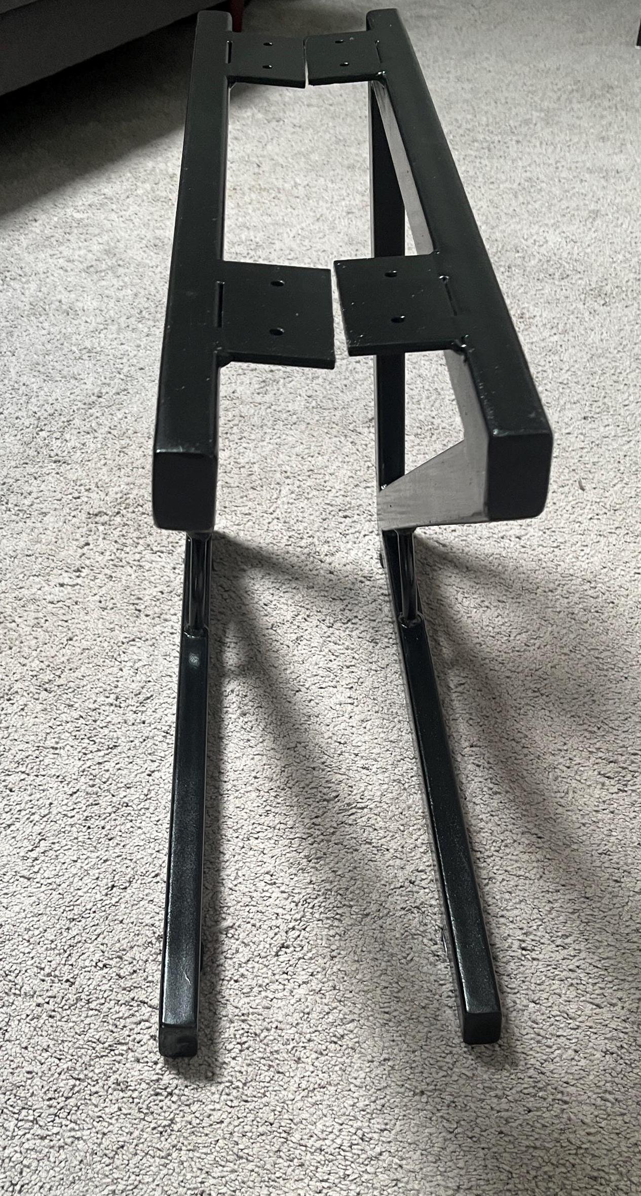 Modern End Table Legs Steel & Adjustable - Etsy