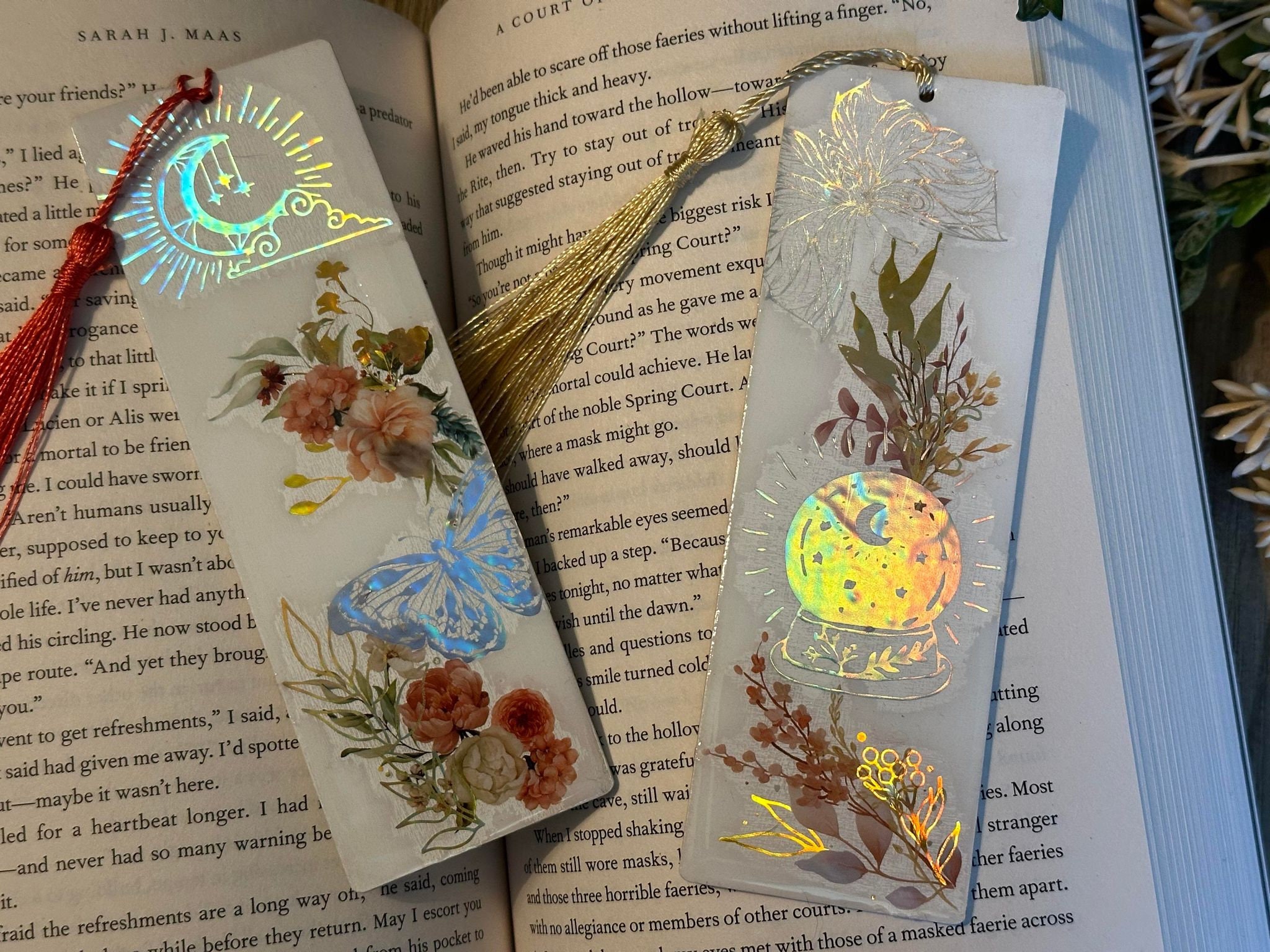 Holographic Bookmarks Wood - Etsy