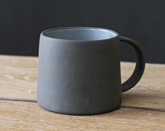 Coffee Mug Made of Stone With a Copper Handle - Etsy