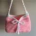 Handmade Crochet Coquette Front Bow Bag, Shoulder Bag, Coquette Crochet ...