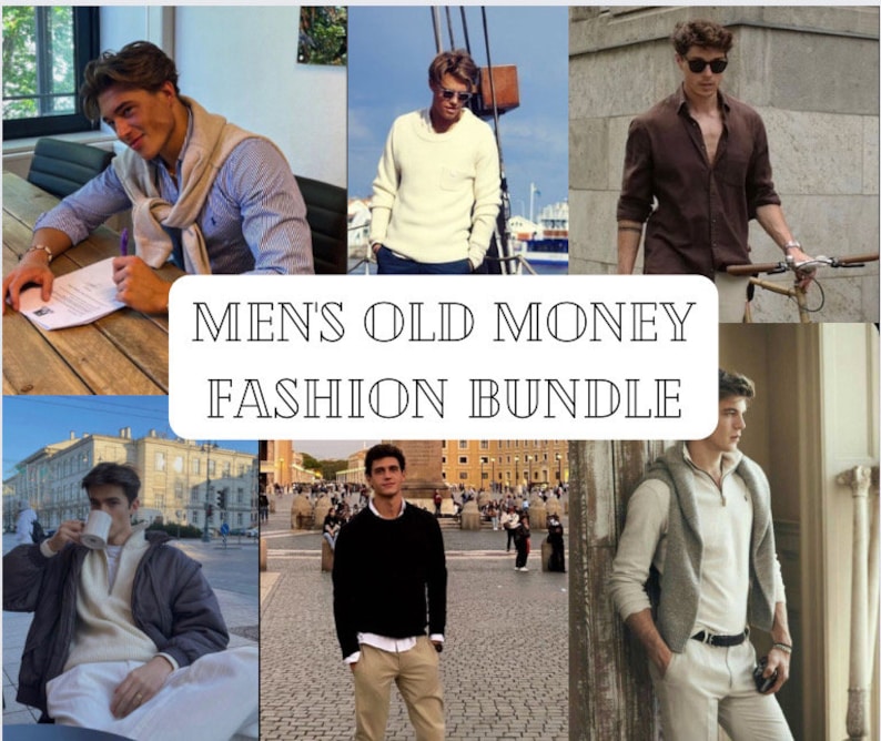 Men's Old Money Fashion Bundle - Etsy
