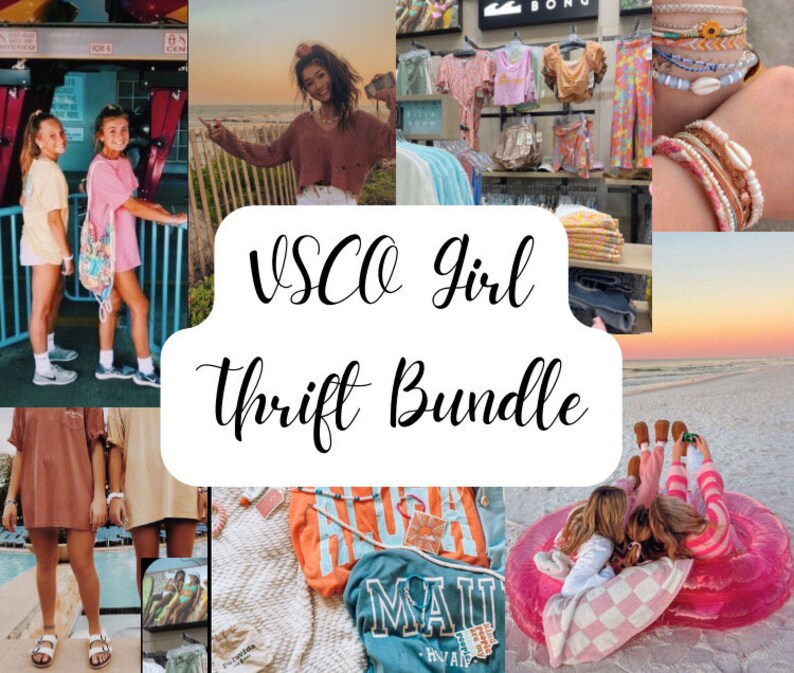 VSCO Girl Thrift Bundle - Etsy