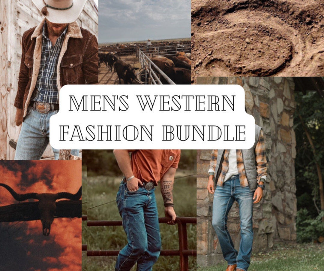 Men's Western Fashion Bundle - Etsy