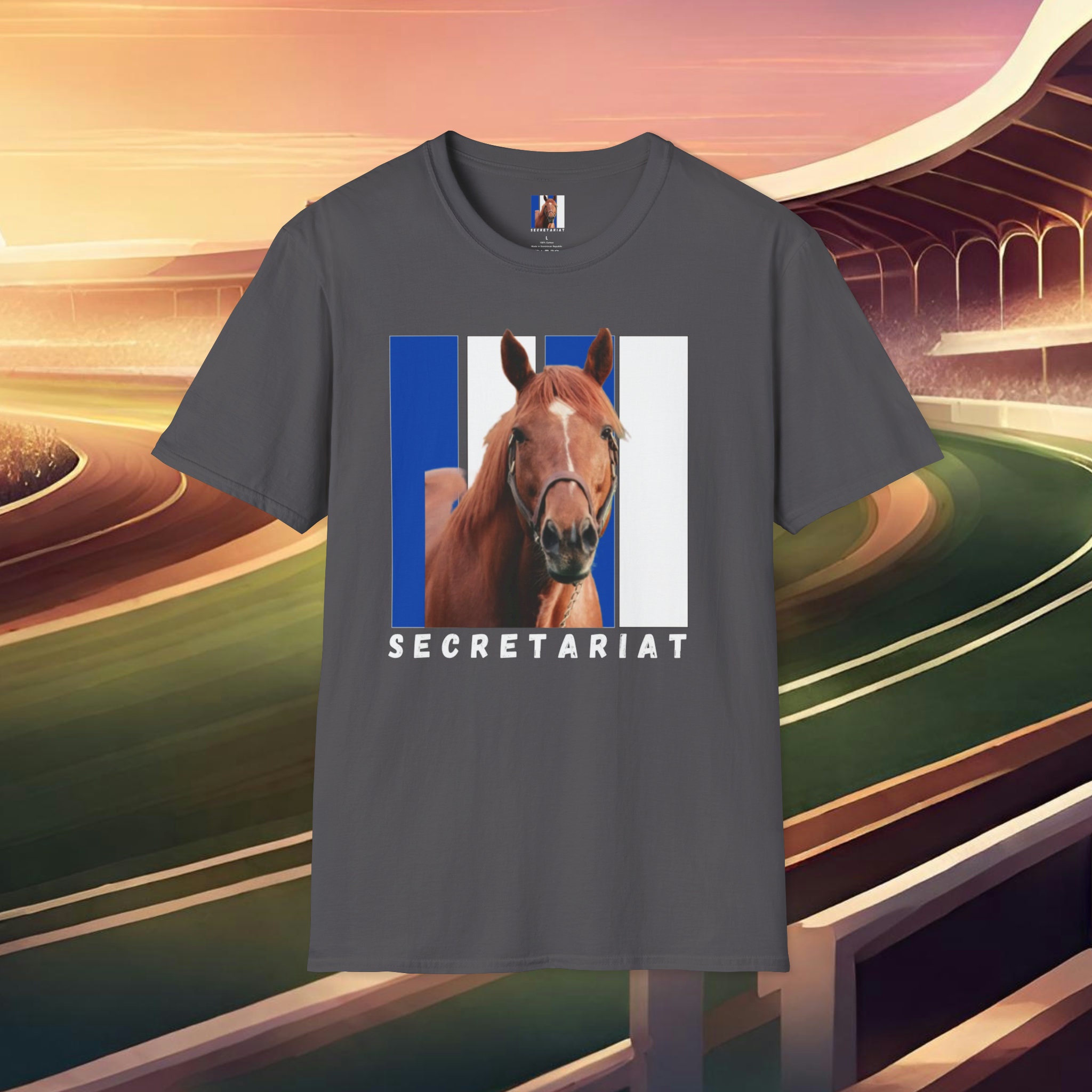 Vintage-inspired Secretariat Horse Racing Tee Iconic Triple Crown ...