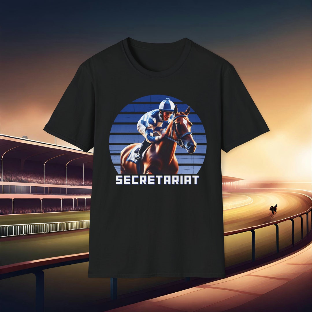 Secretariat Blue Unisex Softstyle T-shirt - Etsy