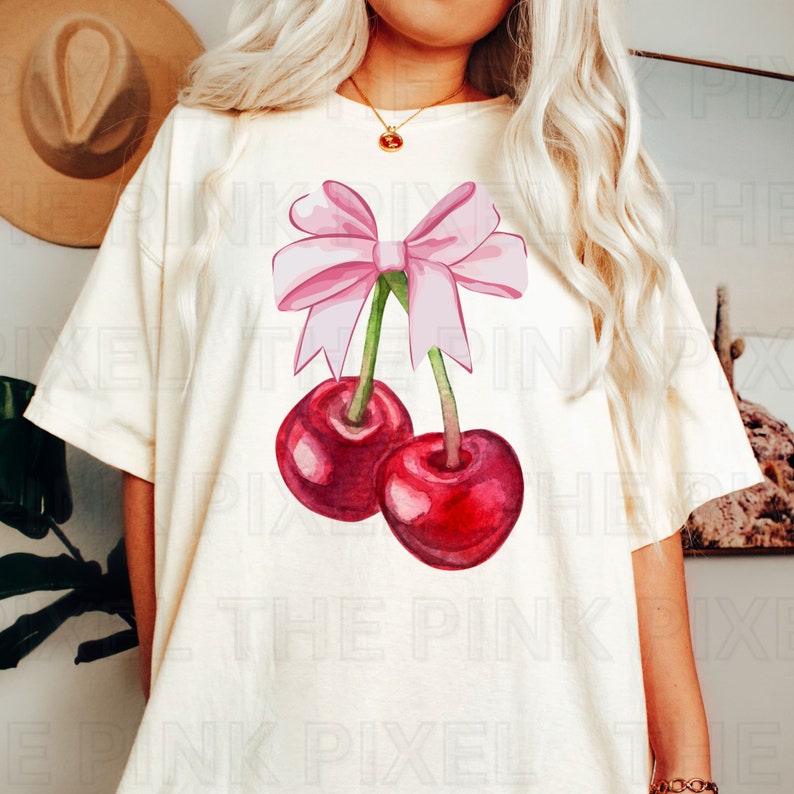 Coquette Png, Cherry Png, Bow Png, Valentine Png, Vday Png, Social Club ...