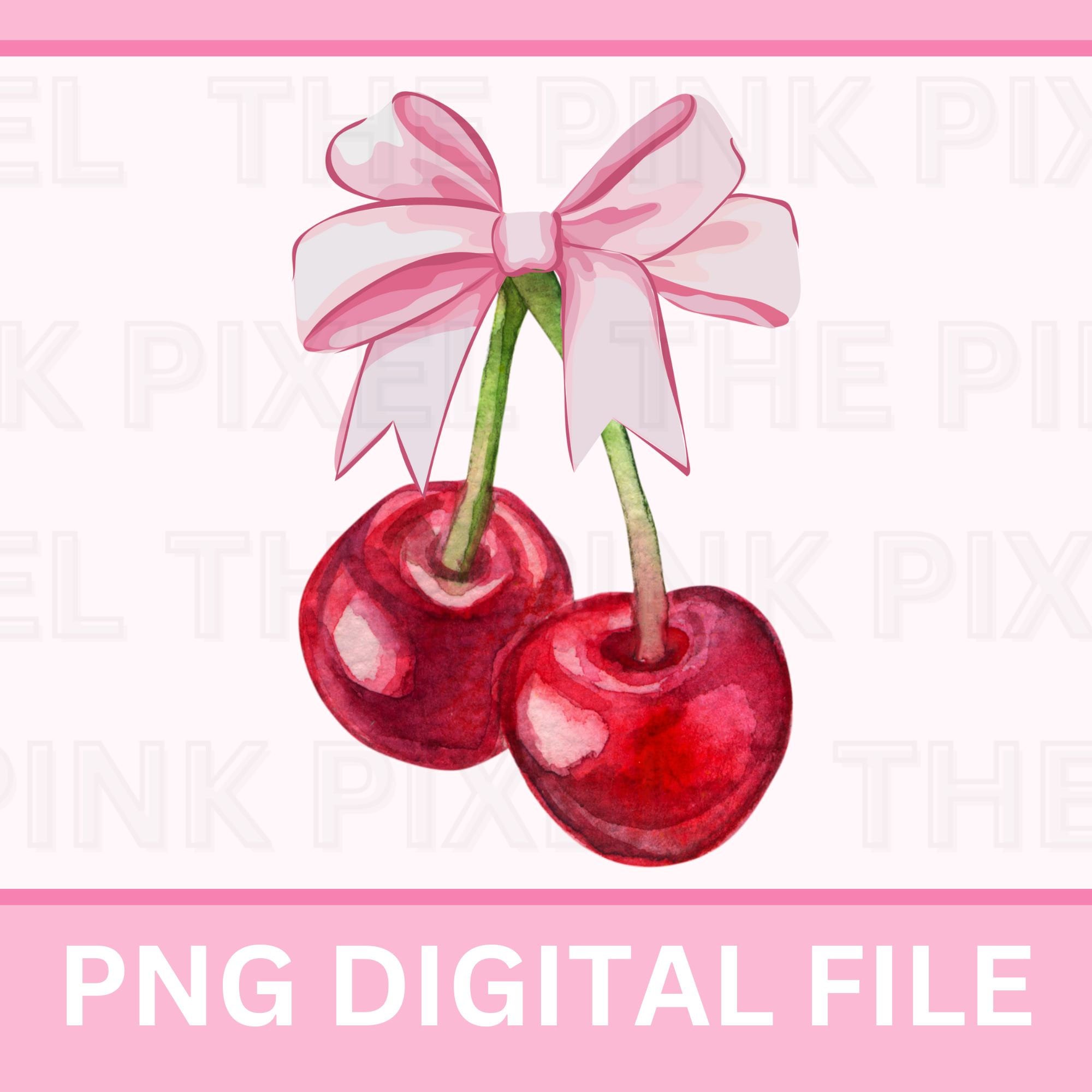Coquette Png, Cherry Png, Bow Png, Valentine Png, Vday Png, Social Club ...
