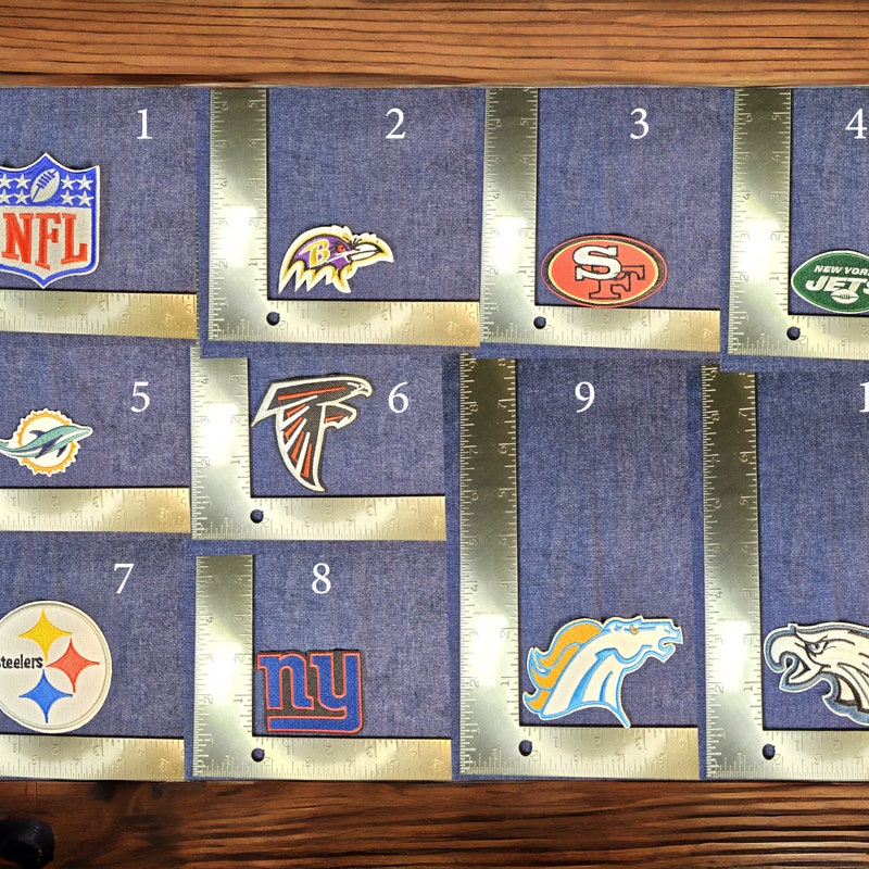 Nfl Team Appliques - Etsy