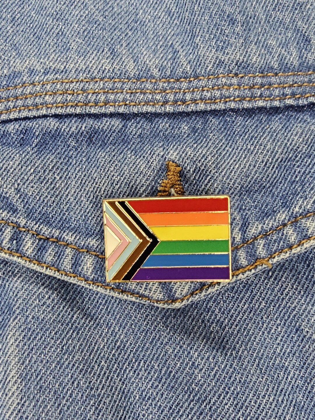 Flag LGBTQ+ Enamel Pin – -inspired Enamel Pin – Cute & Collectible ...