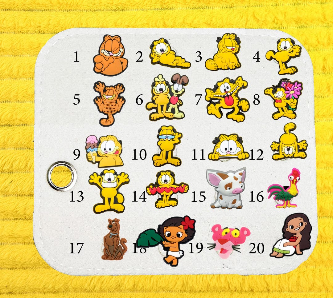 Cartoon Character Shoe Charm Set – Fun & Colorful Accessories for Hole ...