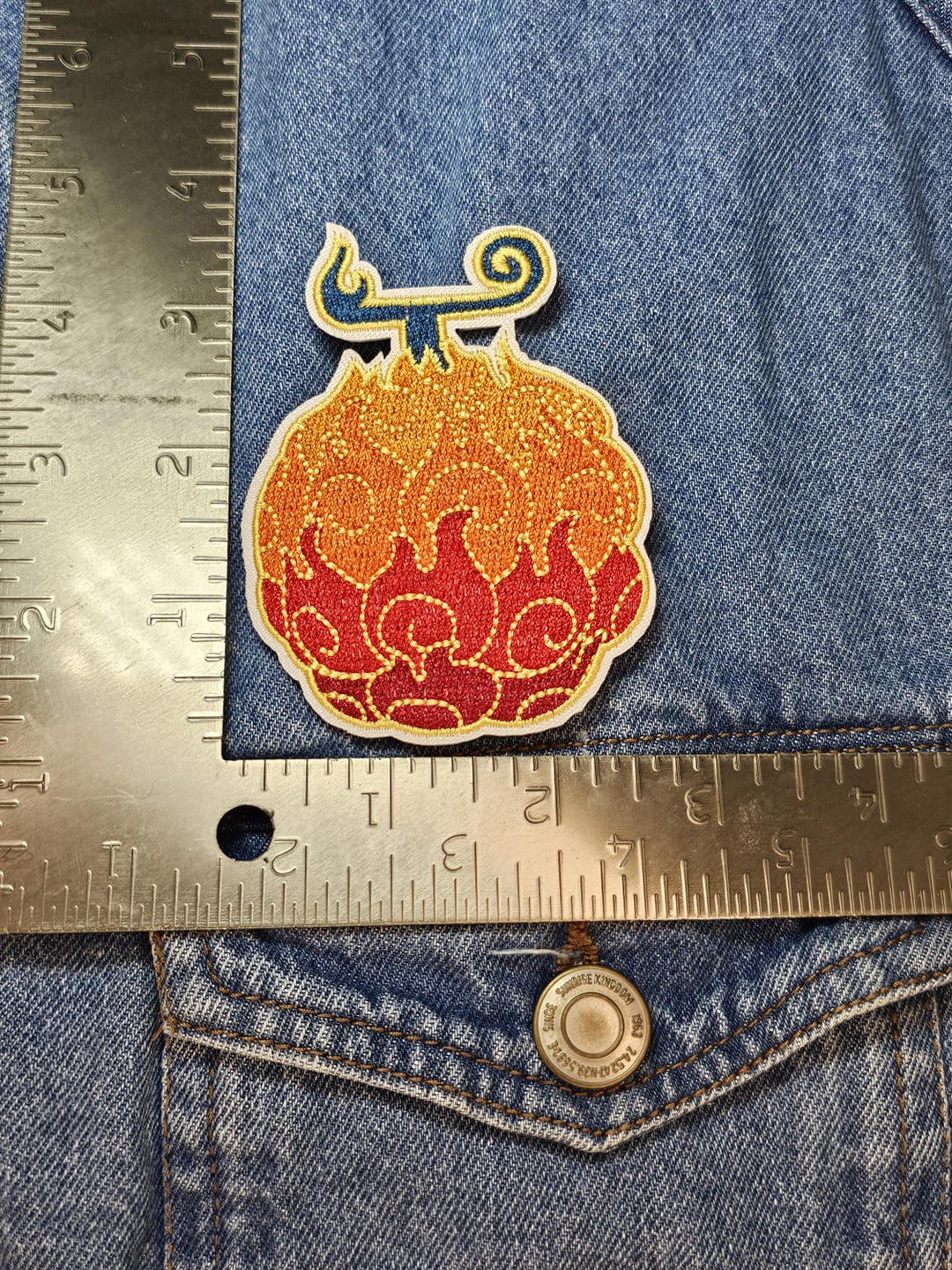 One P. Anime Series Mera Mera No Mi Ace Embroidered Iron on Patch - Etsy