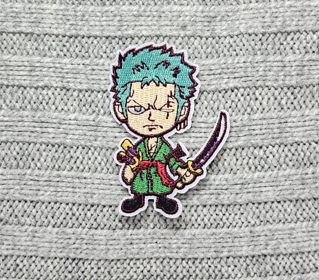 Roronoa Zoro One P. Anime Embroidered Iron on Patch - Etsy