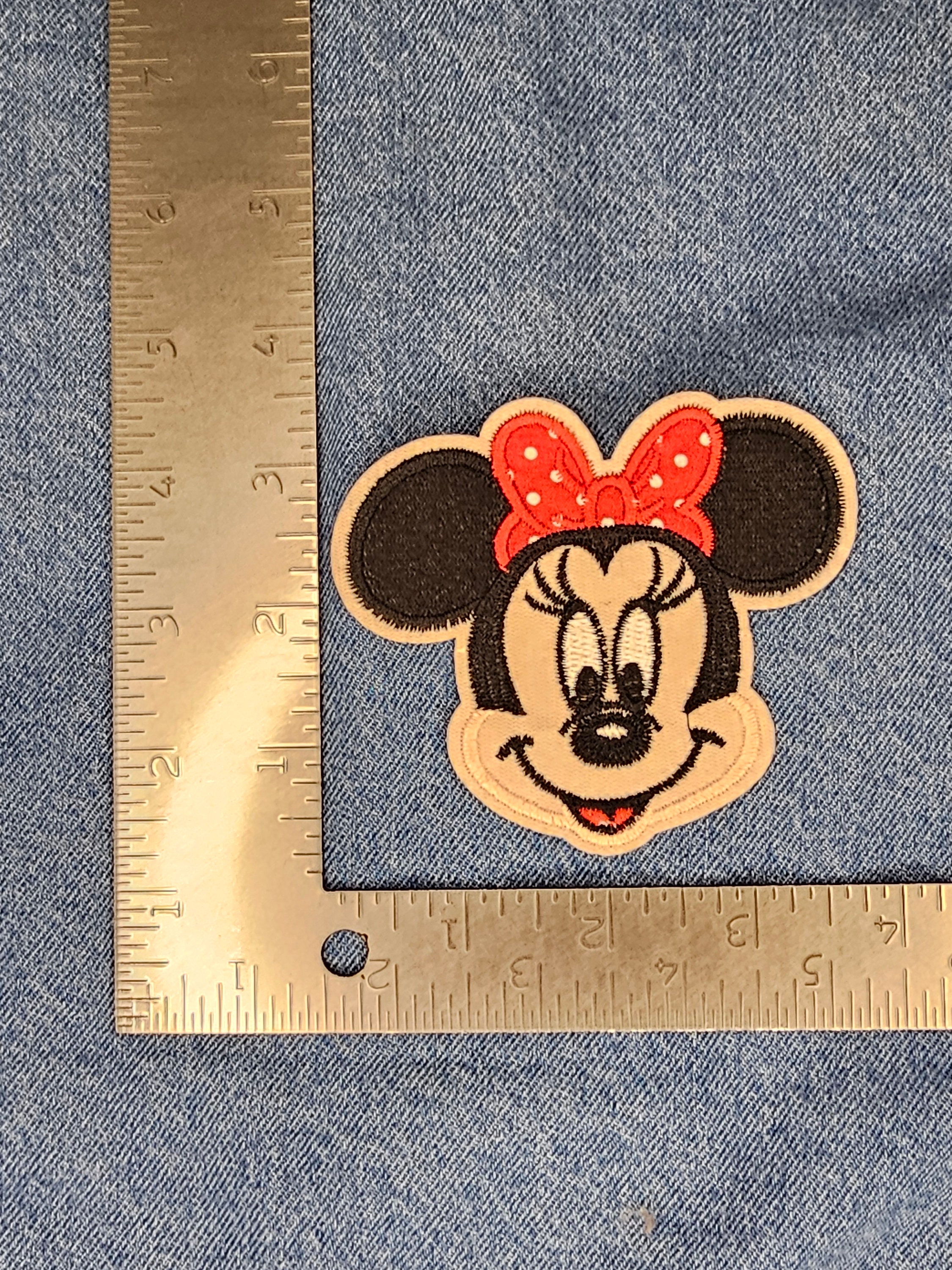 Disney Minnie Face Patch Classic Embroidered Iron on / Sew On - Etsy