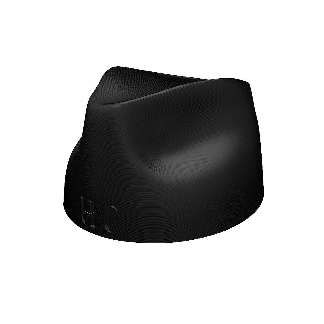 Fedora Hat Block Nr 105 – 3D Printed Crown Mold for Felt Hats – Size 52 ...