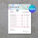 Holographic Starlight Invoice - Digital and Print Ready Canva Template ...
