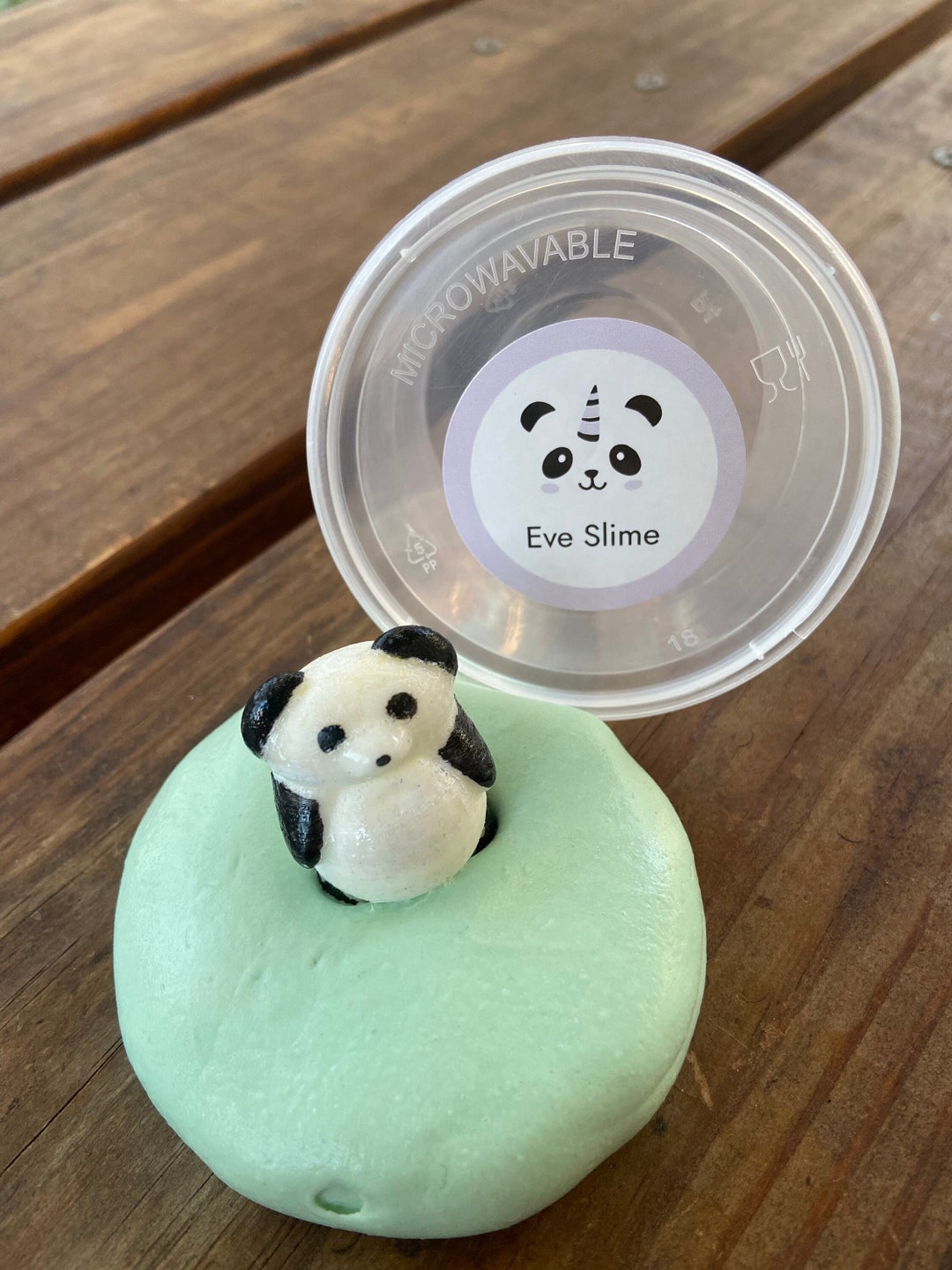 Panda Slime, Limited Series 4, Mint Green Butter Slime - Etsy