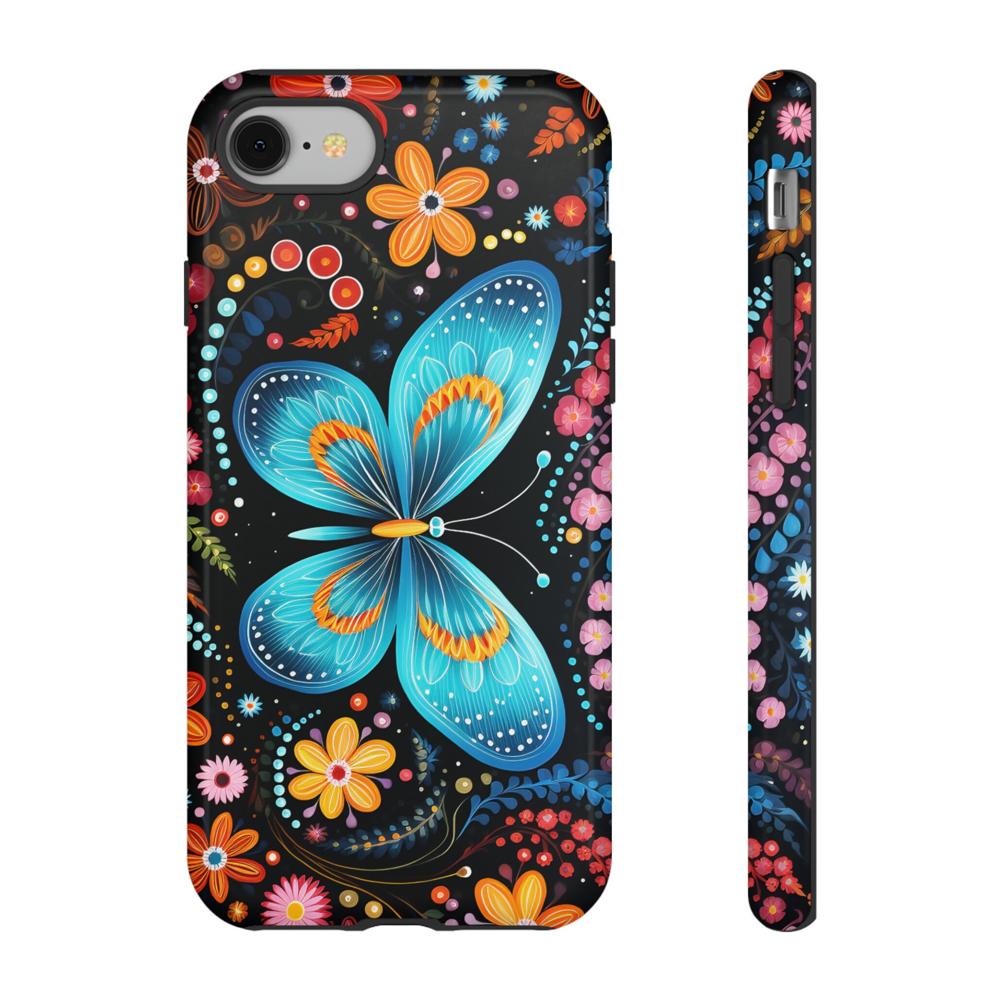 Butterfly Phone Case, Colorful Butterfly Phone Case, Butterflies and ...