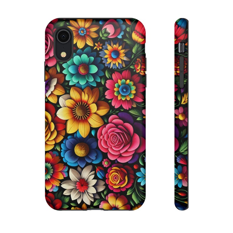 Bright Flowers Phone Case, Flower Phone Case, Pretty Phone Cases ...